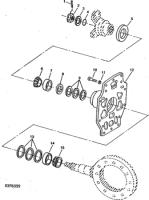 China R48629 Spacer Deere parts 1600, 744H, ROLLIGIN, 860B, 862, 844, 744K, 644K, 862B, 1200, 824K, YZ19550, 724K, YZ19314, 860, 744E for sale