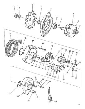 China 811152200 ALTERNATOR - 65 AMP for sale