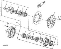 China R56305 Spacer Deere parts 644G, 544E, 644B, 646, 544G, 644C, 644D, 646C, 644E, 1200 for sale