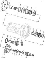 China R68758 Spacer Deere parts 410C, 440, ROLLIGIN, 444D, 540B, 544, 500C, 444E, 540D, 710B, 340D, 610B, 444, 440C, 510, 444C, 540, 440D for sale
