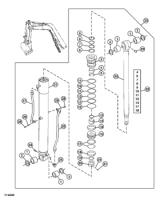 China 0714804 Elbow Fitting Deere parts 80, 80C for sale