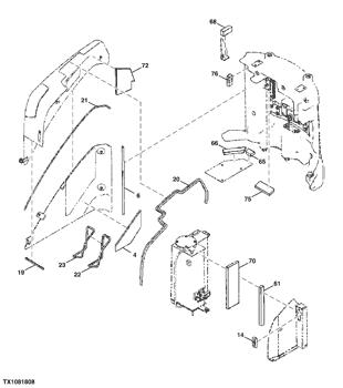 China 4658062 Isolator Deere parts 17D for sale