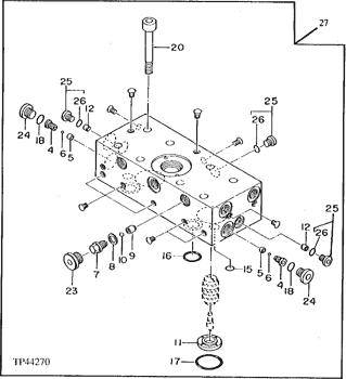 China 0363403 Spacer Deere parts 595D for sale