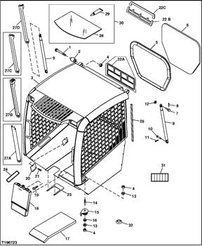 China KV13793 Isolator Deere parts 315, 240, 325, 317, 260, CT332, CT322, 280, 313, 332 for sale