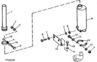 China E39833 Plug Deere parts 844, 3700, 850B for sale