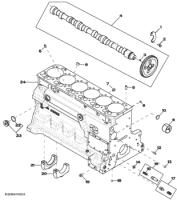 China R116466 Plug Deere parts 9510R, 323D, 9510RT, 844J, 9530, 844K, 9530T, 324J, 9560R, 9560RT, 1850, 690ELC, 325, WL56, 9630, 310E, 9630T, 210K, 210LE, 210LJ, 485E, 700H, E210LC, E240LC, 330B, 750C, 750C-II, 1010D, 335C, 6.8, 10... for sale