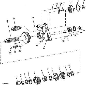 China JD9270 Ball Bearing Deere parts 700A, 760, 2640 for sale