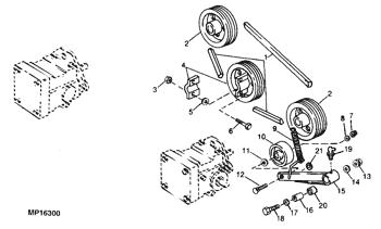 China M125661 V-Belt Deere parts 3375 for sale