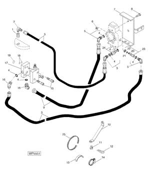China AT35599 Elbow Fitting Deere parts 608S, 670A, 740A, 710B, 643, 444C, 644A, 440, 743, 3375, 540, 401D, 640, 640D, 860, 570, 740, 544C, 743A, 430B, 670, 759G, 330B, 530B, 608B, 521, 608L, 522 for sale