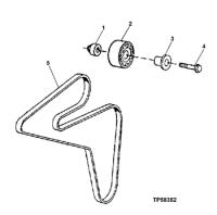 China R132977 V-BELT Deere parts 770C for sale