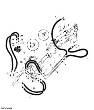 China 0071341056 Elbow Fitting Deere parts 1850 for sale