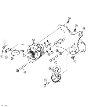 China R164820 V-Belt Deere parts 750J, 850J for sale