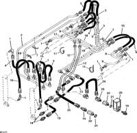 China AR30110 Elbow Fitting Deere parts 90, 24A, 2750, 125, 2640 for sale