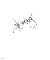 China 4445212 V-Belt Deere parts 50ZTS, 35ZTS, 27ZTS for sale