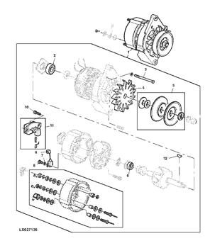 China AL112786 Ball Bearing Deere parts 2755, 2955, 2355, 244E, 304H, 2750, 84 for sale