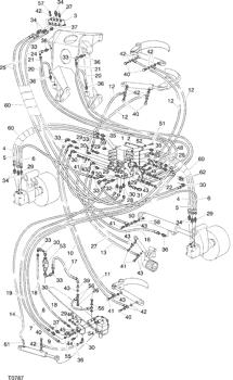 China F022417 ELBOW NIPPLE Deere parts KB200F, KM155F, KM205F, KM206F, 1010, 1010B, 1010D, 758HD, 1010E, H270, 1058, H270E, 1110, H290, 1110C, H412, 1110D, H414, 1110E, SS210F, 1490, 1158, 1490D, 1210, T2500F, H732, 1210B, T2600F, H742, 12... for sale