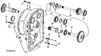 China JD30227 Ball Bearing Deere parts 644B, 646, 544, 544B, 643D, 444, 643G for sale
