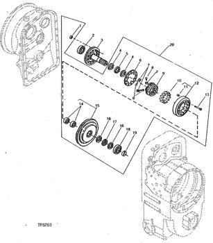 China JD9847 Thrust Bearing Deere parts 644C, 646C, 644B, 644D, 646 for sale