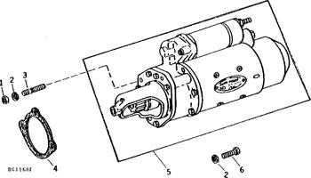 China AR77254 Starter Motor Deere parts 500A, 690B, 500B, 646, 500C, 740A, 510, 646C, 444, 444C, 644A, 644C, 743, 644D, 693B, 570, 740, 544, 544B, 544C, 743A, 690 for sale