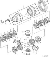 China L40253 Thrust Washer Deere parts 710J, 410C, 710K, 410D, 2750, 2955, 710B, 710D, 304H, 710G, 324H for sale