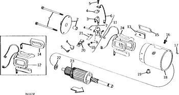 China AR91813 Starter Motor Deere parts 401B, 302, 380, 301A, 480A for sale