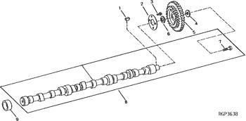 China R102956 Thrust Washer Deere parts 844, 990, 862B, 992ELC, 450LC, 744E for sale