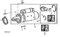 China RE43300 Starter Motor Kit Deere parts 892DLC, 770A, 762B, 790D, 655, 850B, 770B for sale