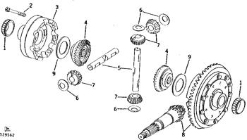 China R44388 Thrust Washer Deere parts 544E, 644B, 646, 444D, 740, 544, 444E, 643, 544B, 444, 444C, 644A for sale
