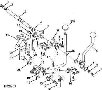 China AT32119 Ball Joint Deere parts 555A, 450B, 555B, 350C, 450C, 350B, 455D, 350D, 455E, 555 for sale
