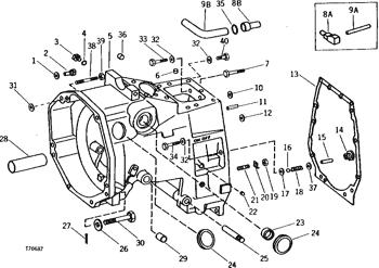 China F2772R Ball Deere parts 302A, 2755, 302, 2955, 400, 401D, 310A, 401, 2355, 480C, 301A, 401B, 2640, 401C, 300, 301, 2750, 300B for sale