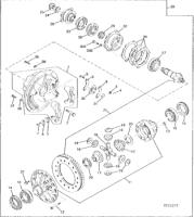 China 0362611 Thrust Washer Deere parts 595D for sale
