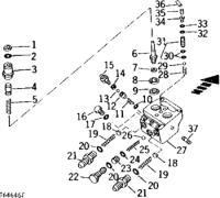 China AR52497 Valve Deere parts 500A, 700A, 500C, 500B, 510 for sale