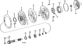 China AR51190 Housing Deere parts 500C, 510 for sale
