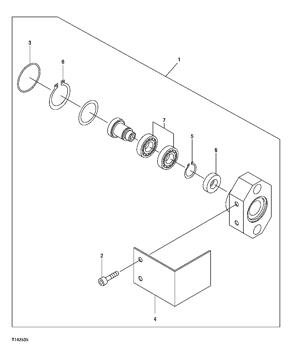 China 0451201 Ball Bearing Deere parts 750, 600C, 800C, 450CLC, 992ELC, 450LC for sale