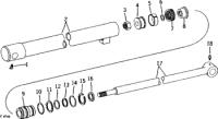 China C19241 Piston Deere parts 301, 401B, 302, 301A for sale