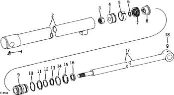 China C19241 Piston Deere parts 301, 401B, 302, 301A for sale