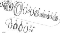 China R39280 Piston Ring Deere parts 2755, 302, 400, 2955, 2355, 301A, 401B, 2640, 301, 300, 2750, 401 for sale