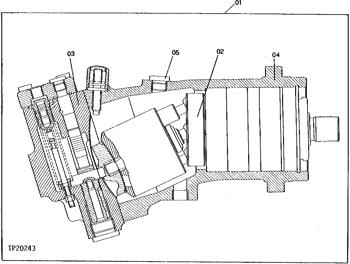 China 0263801 Housing Deere parts 595D, 595 for sale