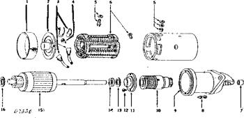 China GWYA61 Starter Motor Deere parts 24 for sale