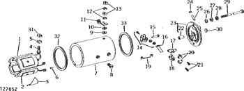 China RE41875 Starter Motor Deere parts 690, 544E, 690B, 500B, 444D, 644C, 740A, 500C, 743, 644D, 510, 646C, 740, 644E, 644A, 444, 544C, 693B, 743A, 444C, 646 for sale