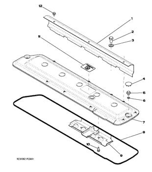 China R522198 VALVE COVER Deere parts 670D, 1210E, 843K, 670G, 764, 850J, 624J, 1410D, 755D, 624K, 1200, 624KR, RE68144, 1510E, 1400, 672G, 643K, 1070D, 1070E, 1170E, 848H, 848HTJ, YZ19489, YZ18984, 644K, 6.8, 1110D, RE151971, 1110E, 670C... for sale