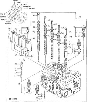 China 0309442 Valve Seat Deere parts 495D, 490, 590D for sale