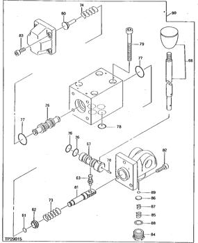 China 0328204 Valve Spool Deere parts 495D for sale