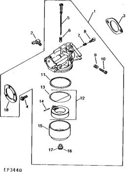China AM100019 Kit Deere parts 1500 for sale