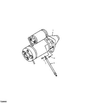 China 1811001411 Starter Motor Deere parts 180 for sale