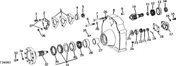 China AT18941 Kit Deere parts 450, 555A, 550A, 550, 450B, 555B, 550B, 450C, 740A, 455D, 450D, 740, 455E, 450E, 640, 450G, 640D, 555 for sale