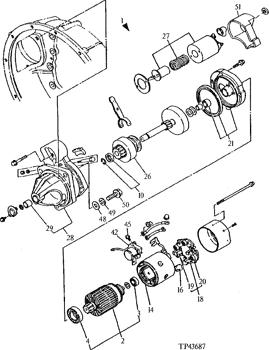 China AT111635 Starter Motor for sale