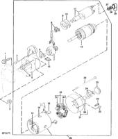 China AM878176 Starter Motor Deere parts 6X4, 4X2, 3375 for sale
