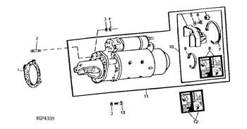 China RE45328 Starter Motor for sale