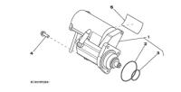 China RE70961 Starter Motor Kit Deere parts 595D, 290D, 490, 755D, 70D, 595, 70, 495D, CD30290DF, 6.8, 120, 590D, 4.5 for sale